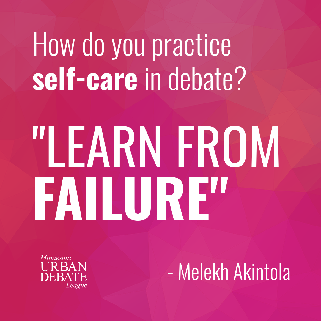 Self-Care and Debate: Advice from Our Community - Minnesota Urban ...