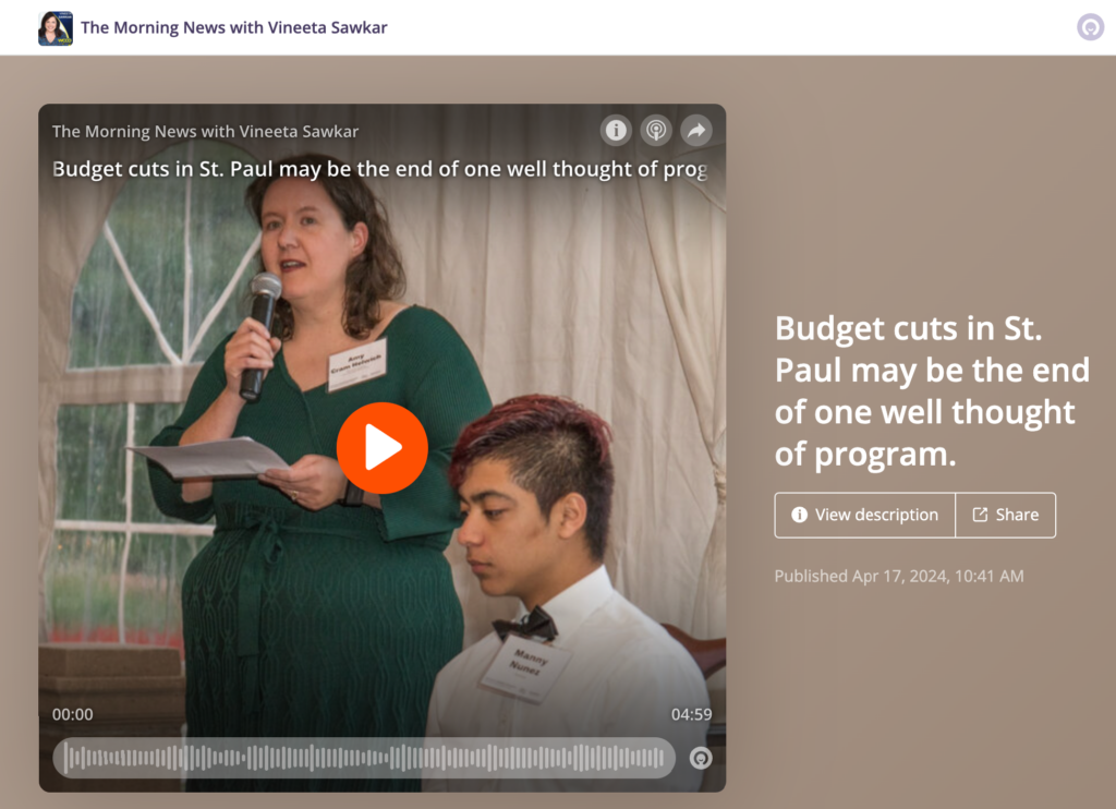 Vineeta Sawkar spotlights our #SaveSPPSDebate campaign on WCCO Radio ...